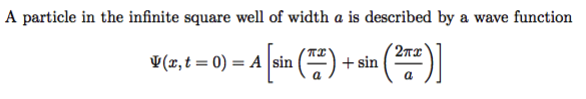 Solved Normalize this wave function to find A, and then find | Chegg.com