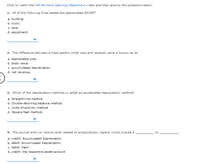 Solved Click to watch the Tell Me More Learning Objective 2 | Chegg.com