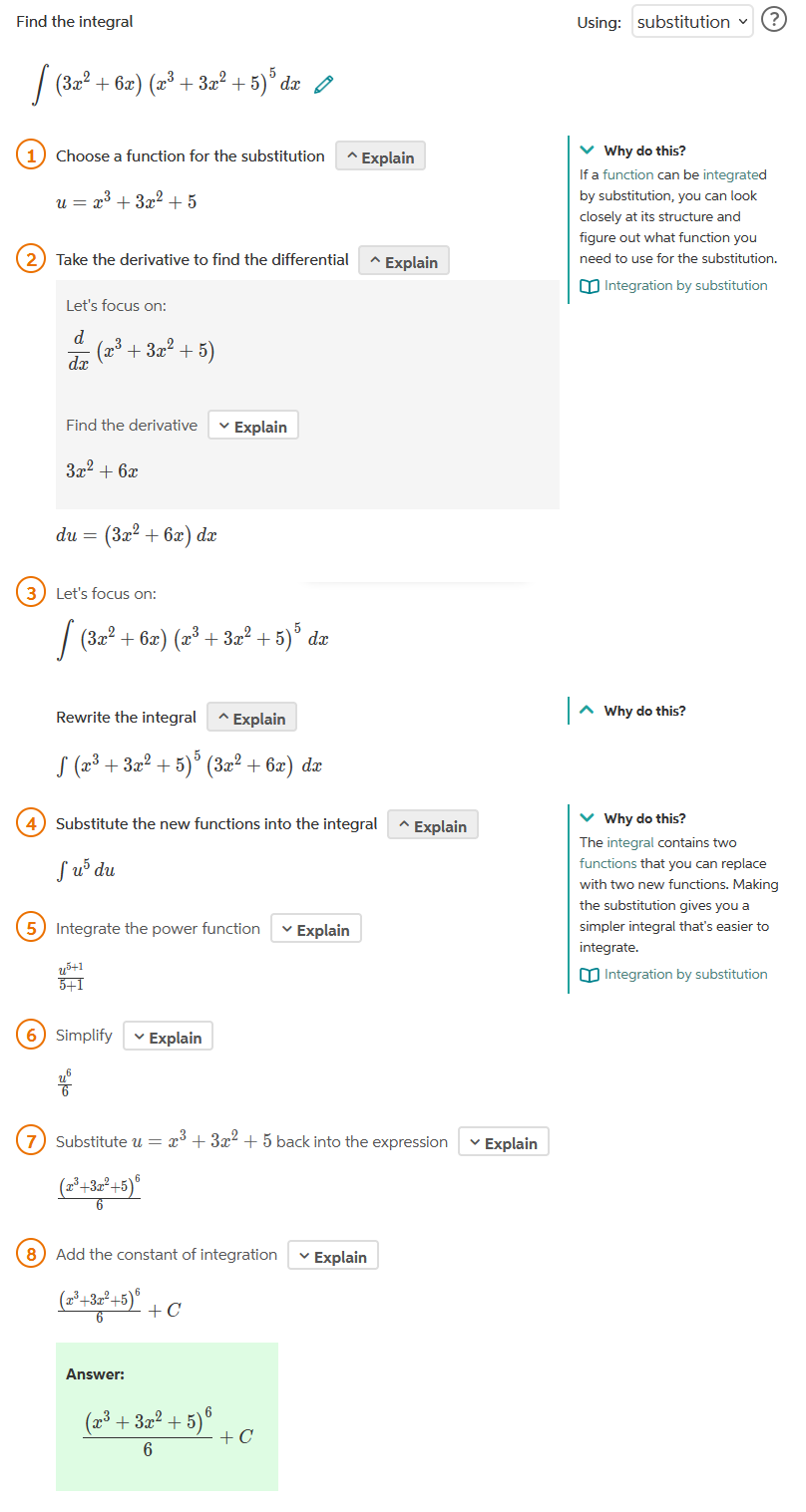Solved Im trying to understand integration. I know this is | Chegg.com