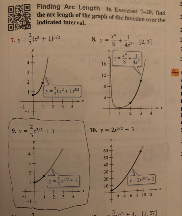 Solved Finding Arc Length In Exercises 7-20, find the are | Chegg.com