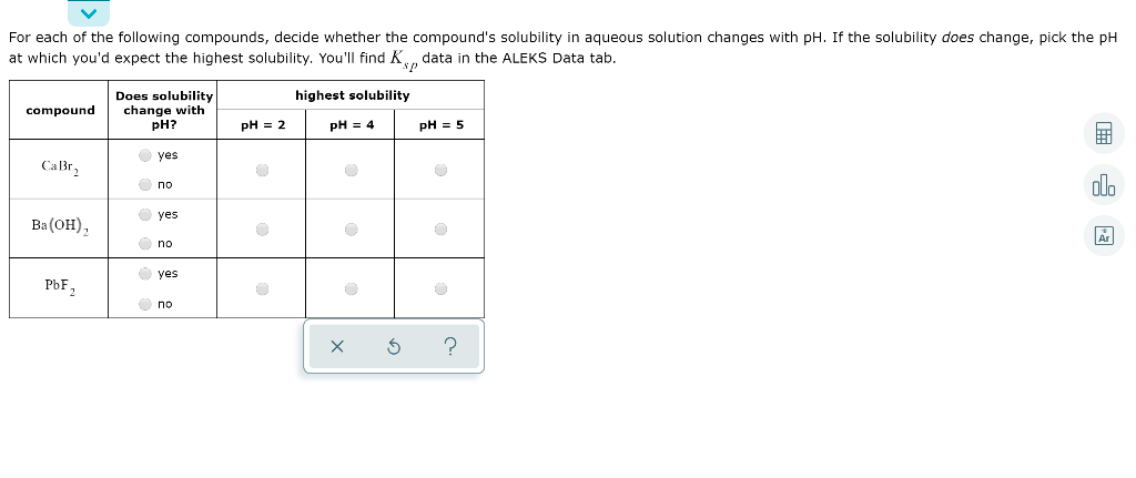 Solved For each of the following compounds, decide whether | Chegg.com
