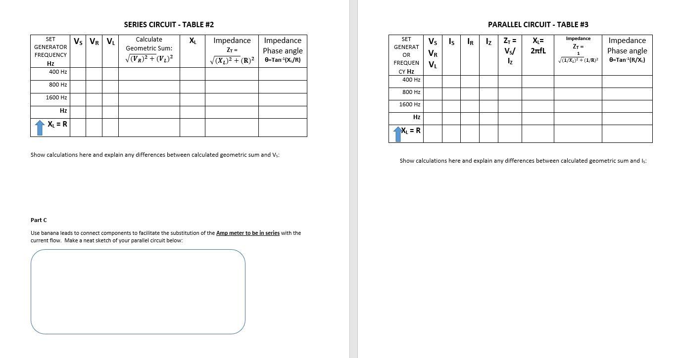 Solved EETC 1312 LAB #8 NAME DATE Function generator | Chegg.com