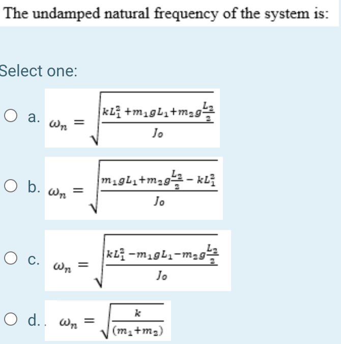 Solved Figure Q2 shows an inverted pendulum. The mass of the | Chegg.com