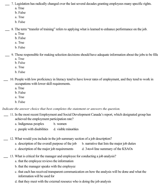 Solved \r\n7. Legislation has radically changed over the | Chegg.com