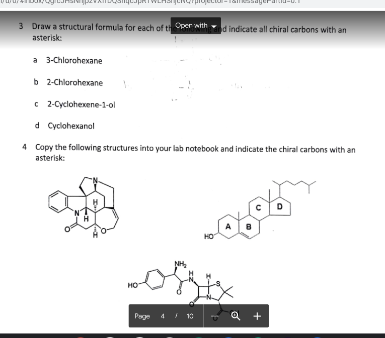 Solved 1 Construct two identical models that have a central | Chegg.com