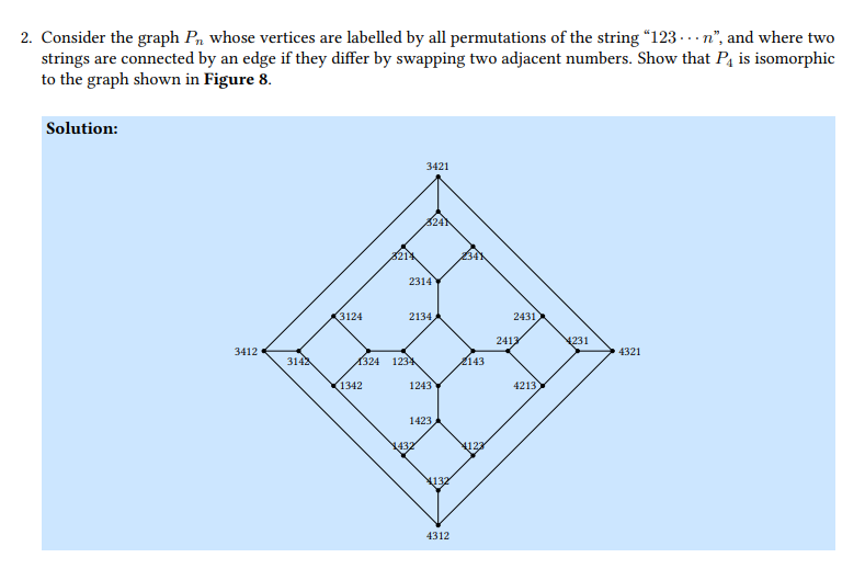 Solved 1- Recall the graph Pn from problem #2 below. We can | Chegg.com