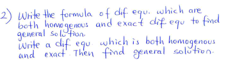 Solved 2) Write the formula of dif equ. which are both | Chegg.com