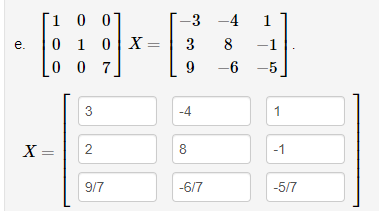 Solved In each part, find the matrix X solving the given | Chegg.com