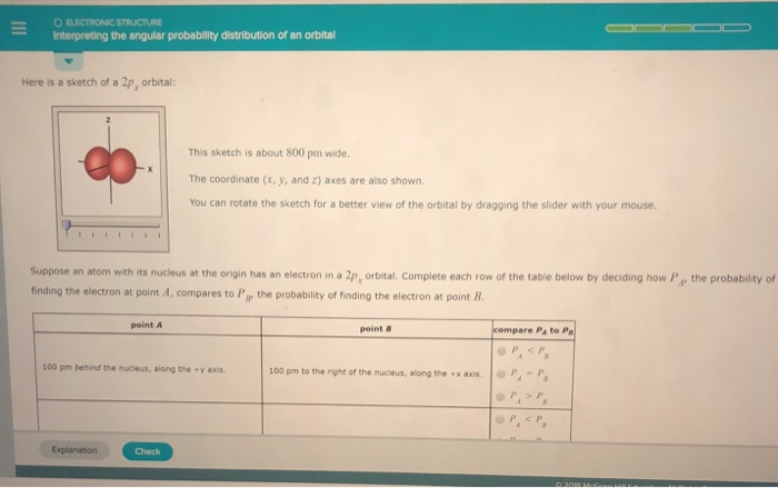 Solved 0ELECTRONIC STRUCTURE Interpreting the angular | Chegg.com