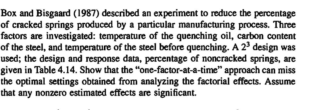 Box and Bisgaard (1987) described an experiment to | Chegg.com