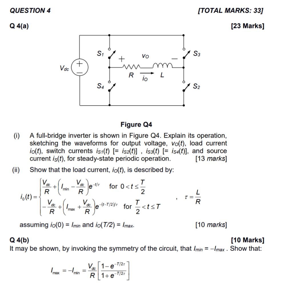 Solved QUESTION 4 [TOTAL MARKS: 33] Q 4(a) [23 Marks] S1 + | Chegg.com