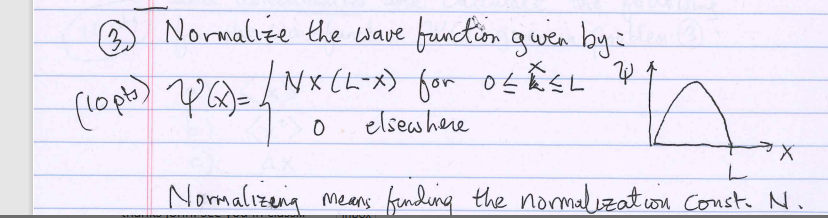 Solved Normalize the wave function g wen by: (t) | Chegg.com