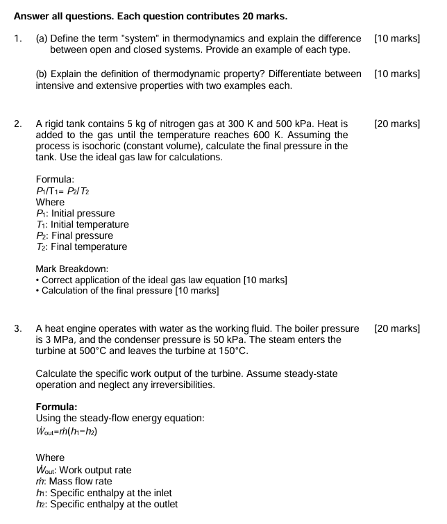 Solved Answer all questions. Each question contributes 20 | Chegg.com