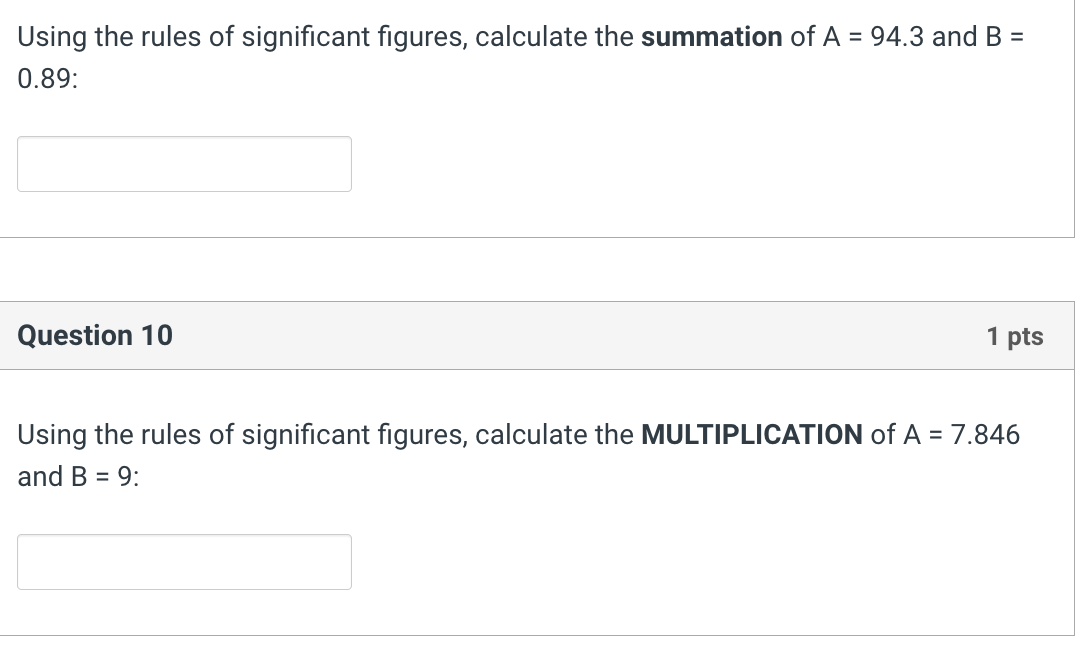 Solved Using the rules of significant figures, calculate the | Chegg.com