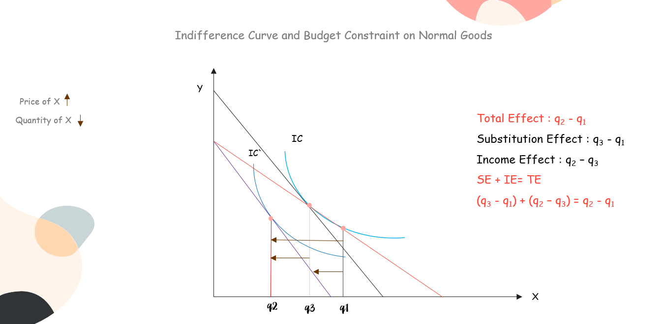 Solved Indifference Curve and Budget Constraint on Normal | Chegg.com