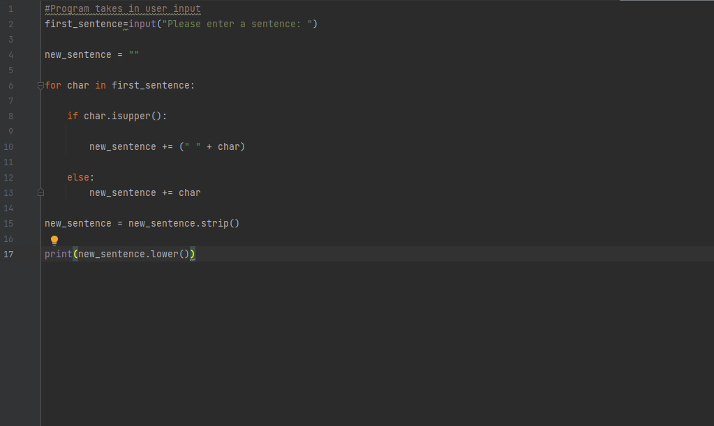 Solved Hello, here is the code that I have so far everything | Chegg.com