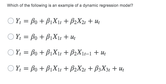 Solved Which of the following is an example of a dynamic | Chegg.com