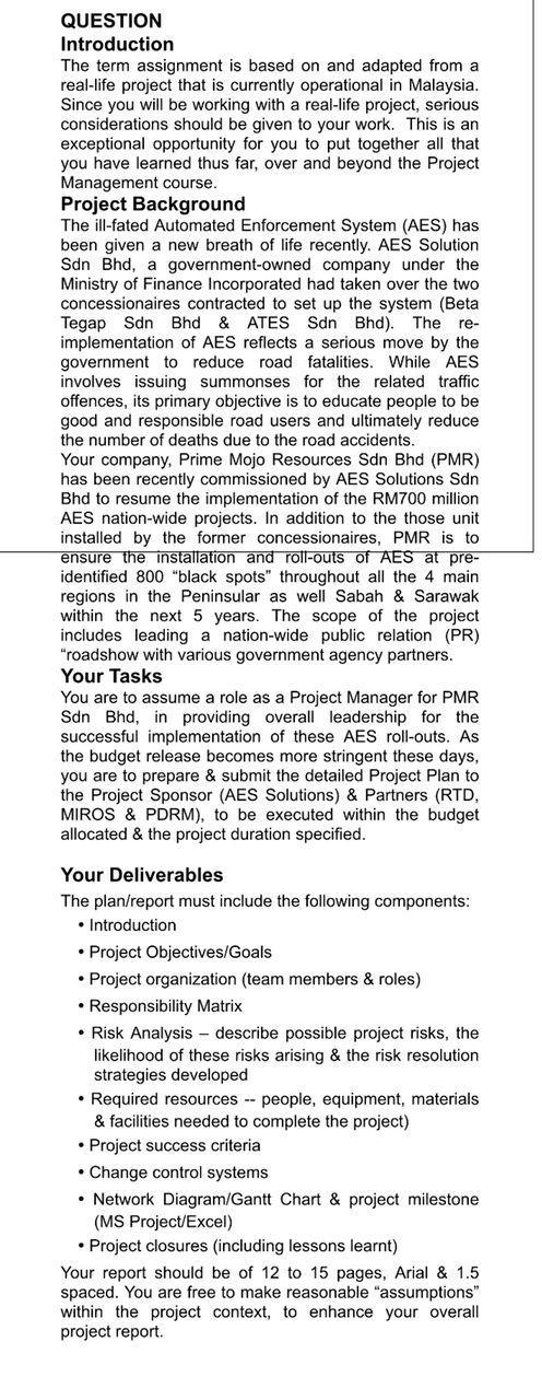 QUESTION Introduction The term assignment is based on | Chegg.com