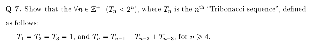 Solved Q 7. Show that the Vn e Z+ (Tn