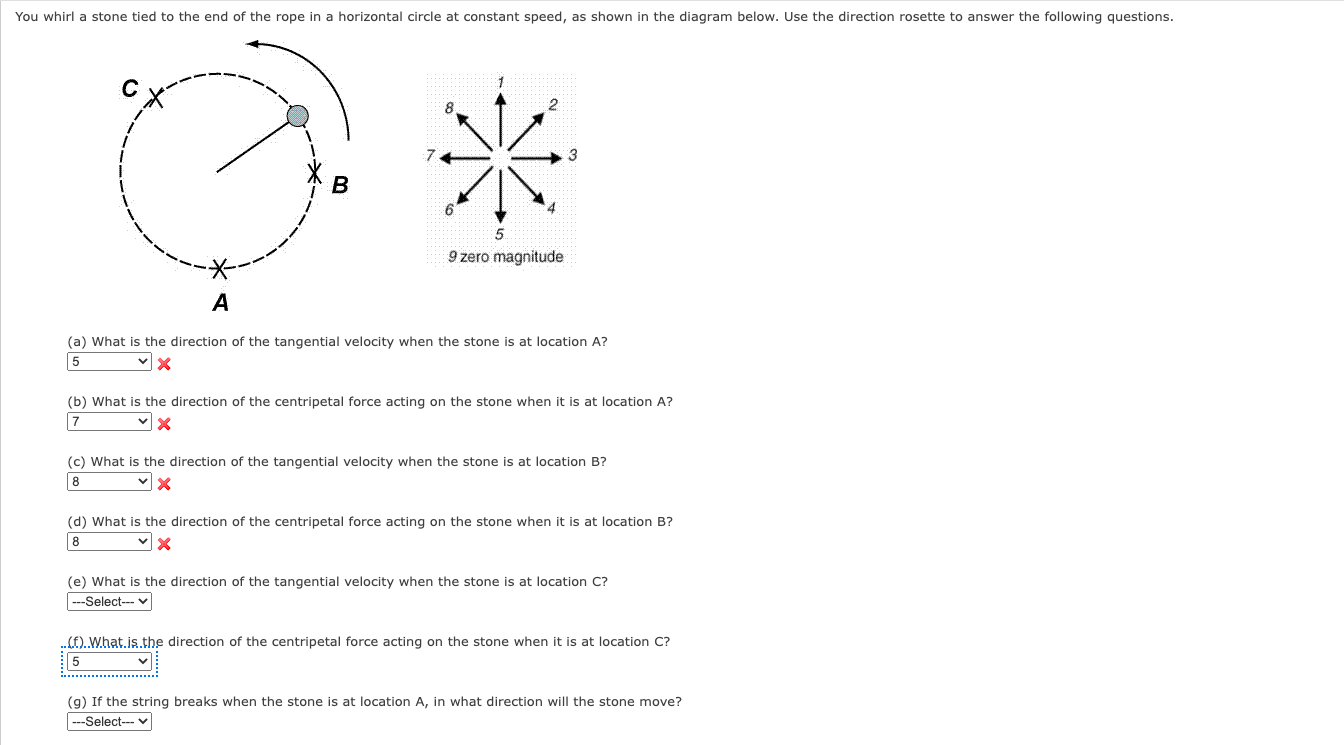 Solved (a) What is the direction of the tangential velocity | Chegg.com