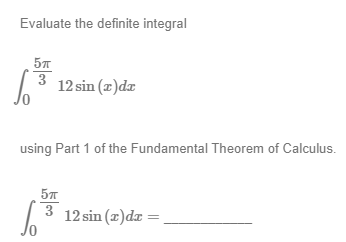 Solved Evaluate the definite integral \\[ | Chegg.com