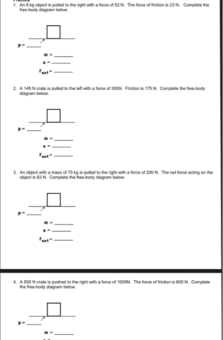 Solved 1 An 8 Kg Object Is Pulled To The Right With A Force