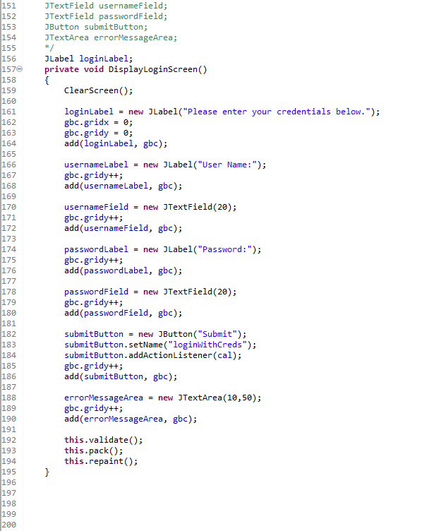 Solved Connect a Java GUI to an SQL Database Please help me | Chegg.com