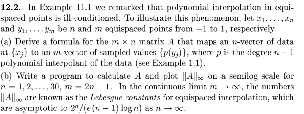12.2. In Example 11.1 we remarked that polynomial | Chegg.com