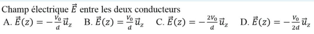 Solved Ex1. Two flat and parallel metallic conductors of | Chegg.com