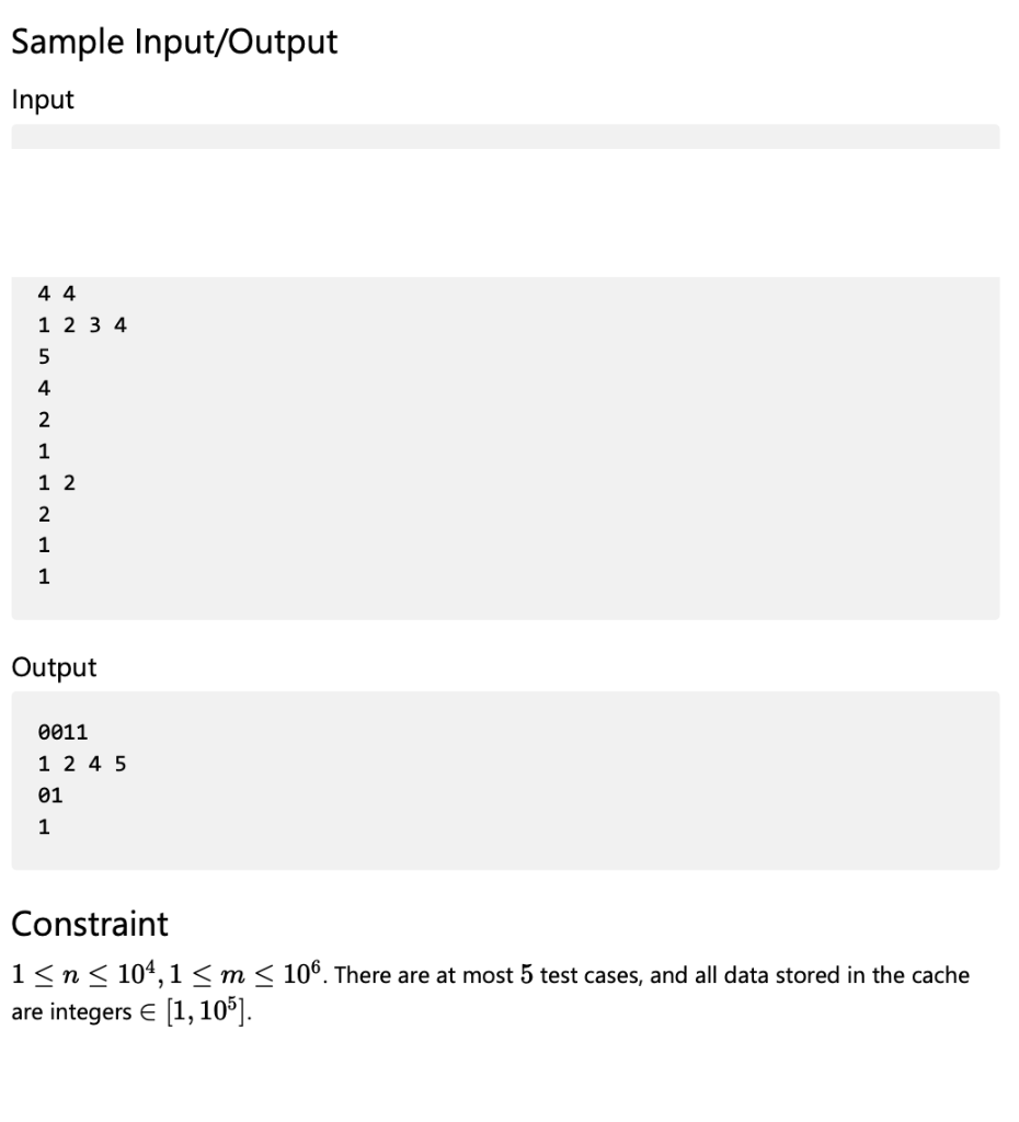 Solved LRU Cache Description A cache is storage for | Chegg.com