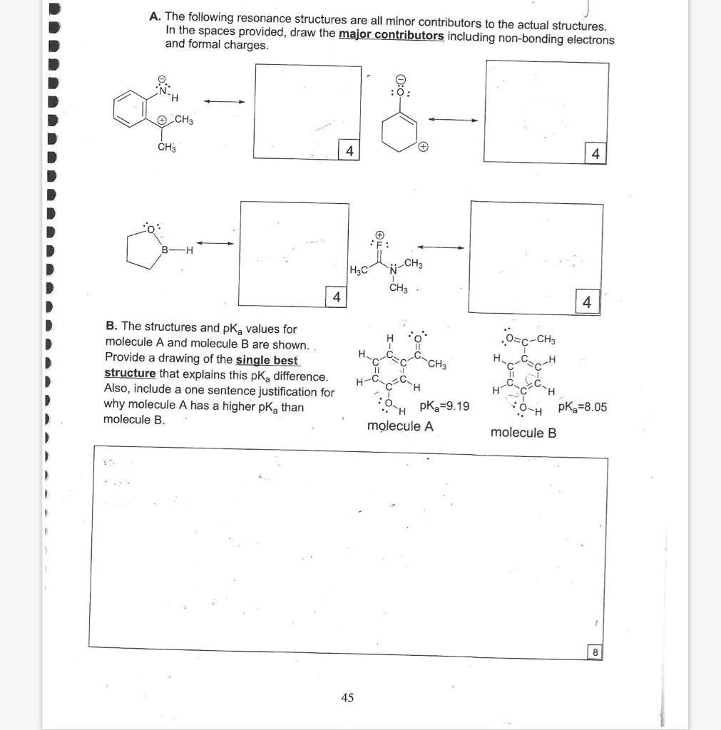 Solved It is Organic chemistry: drawing resonance | Chegg.com
