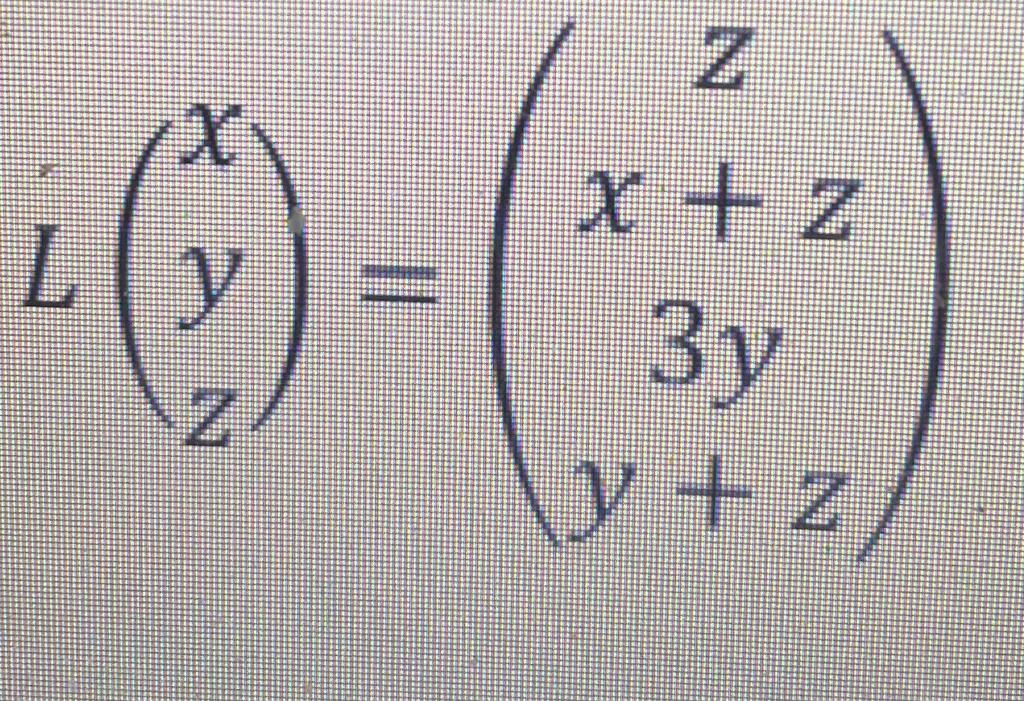 Solved Find the rank and nullity of the linear | Chegg.com