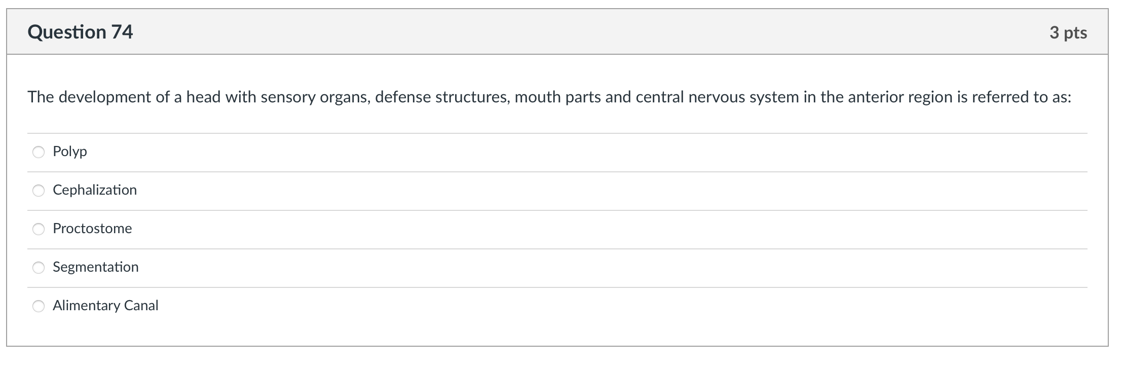 Solved Question 72 3 pts In classifying organisms the | Chegg.com