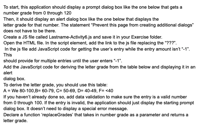 Solved To start, this application should display a prompt | Chegg.com