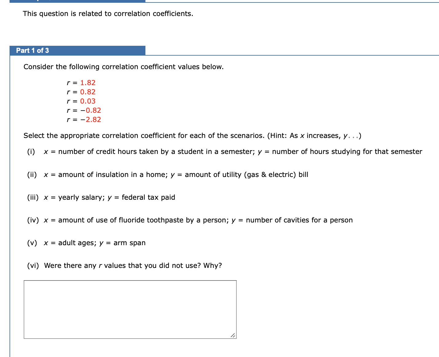 Solved This question is related to correlation coefficients. | Chegg.com