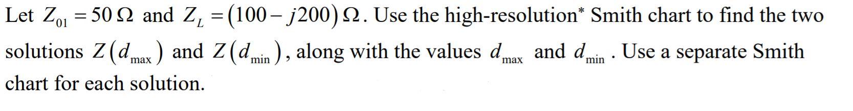 Solved To begin, recall that the input impedance of a line | Chegg.com