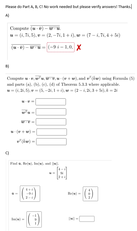 Solved Please do Part A, B, C! No work needed but please | Chegg.com
