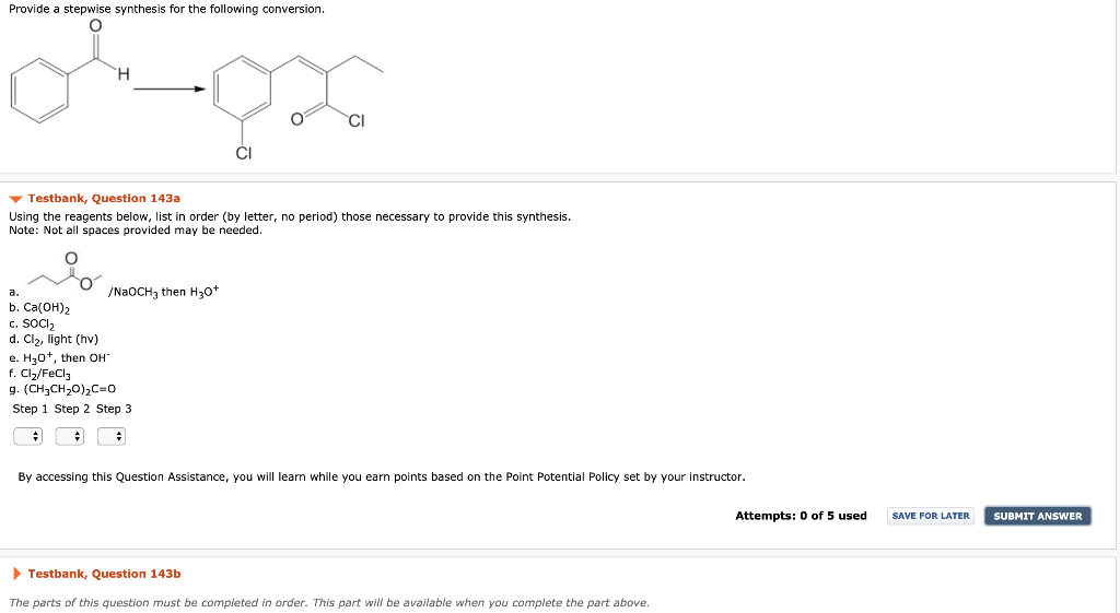 Solved Provide a stepwise synthesis for the following | Chegg.com