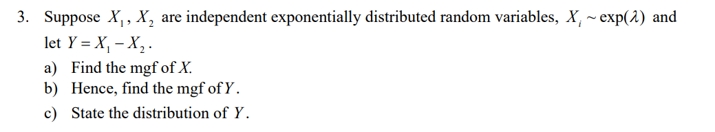 Solved Suppose x1,x2 ﻿are independent exponentially | Chegg.com
