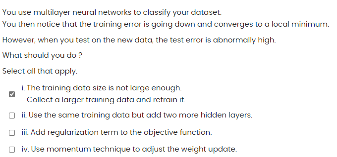 Solved You use multilayer neural networks to classify | Chegg.com