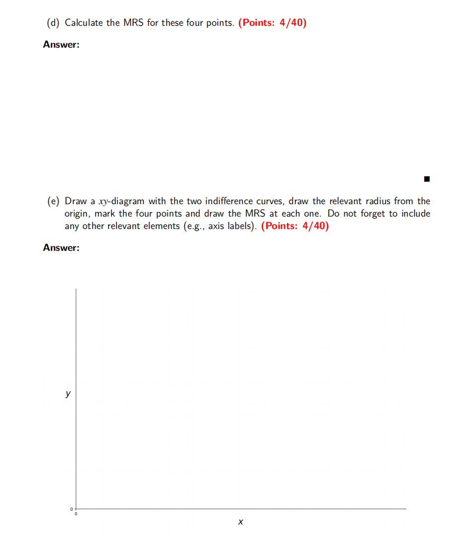 1. A very important class of preference relations is | Chegg.com