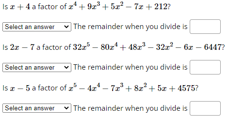 Solved Drop-down menu options: Yes, it is a | Chegg.com