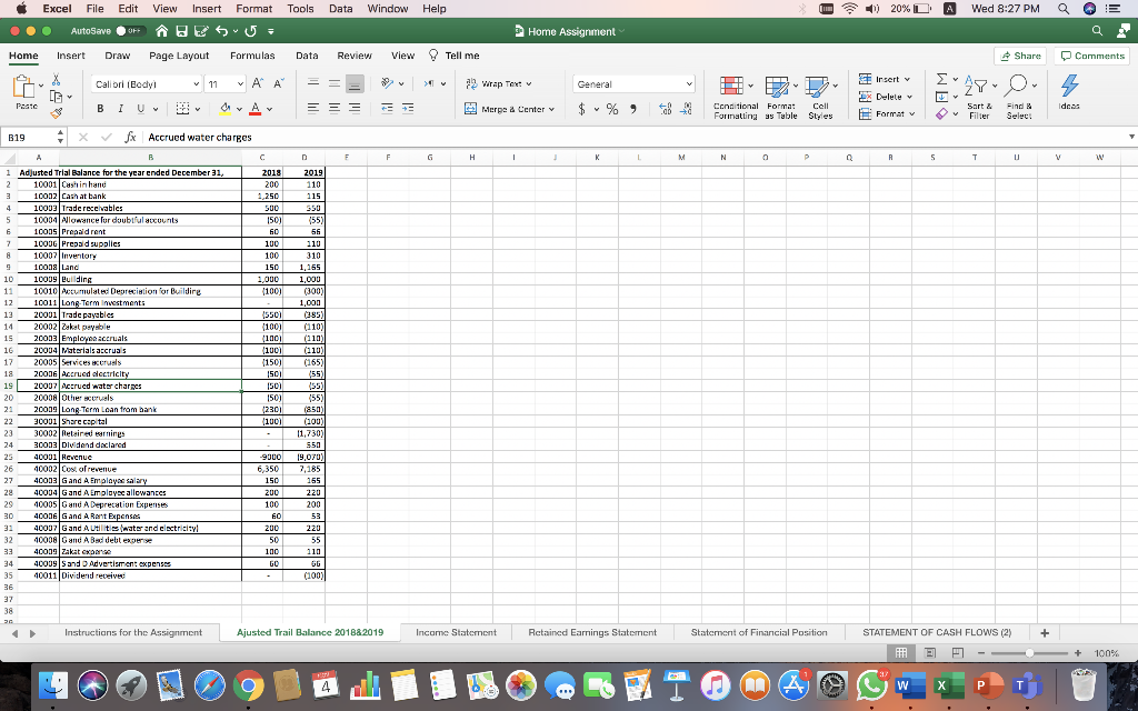 Solved Excel File Edit Tools Data Window Help V 20% A Wed | Chegg.com