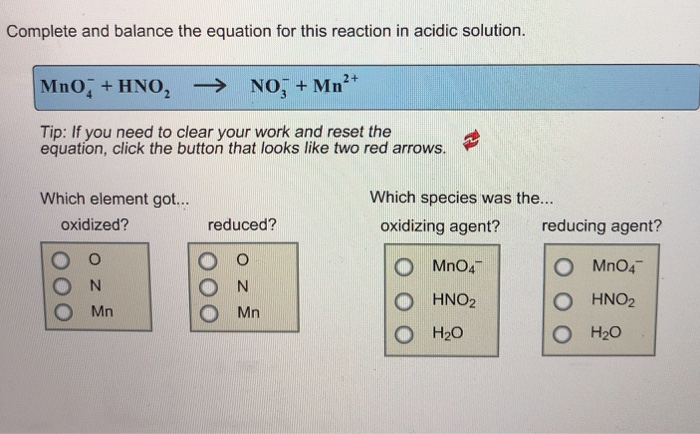 Solved Complete and balance the equation for this reaction | Chegg.com