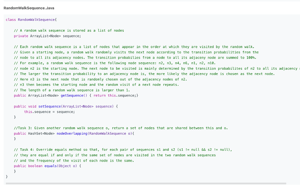 Solved 2. RandomWalk (20 points) This question deals with an | Chegg.com