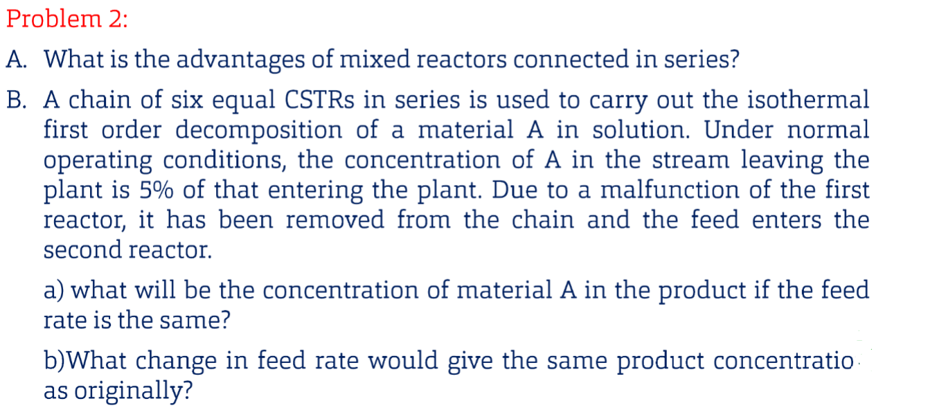 Solved Problem 2 A What Is The Advantages Of Mixed