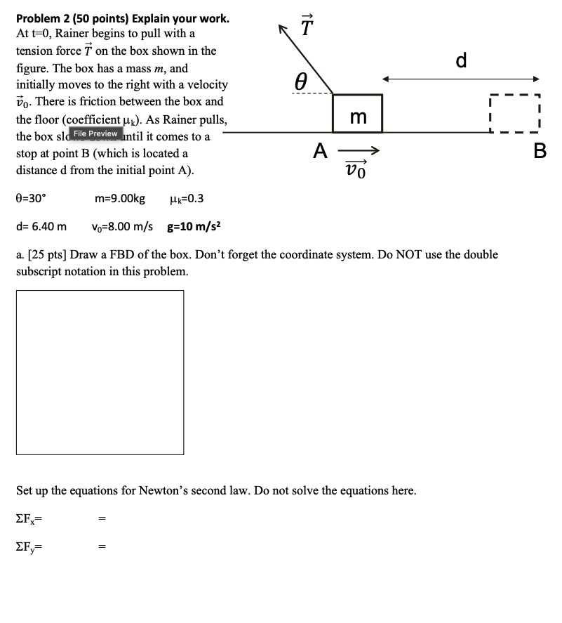 Solved Problem 2 (50 ﻿points) ﻿Explain your work.At t=0, | Chegg.com