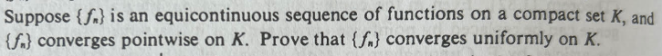 Solved Suppose {fn} is an equicontinuous sequence of | Chegg.com