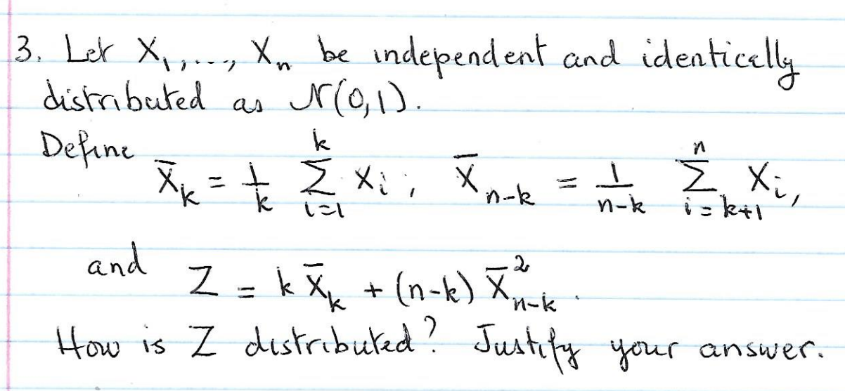 Solved Let X1,…,Xn be independent and identically | Chegg.com