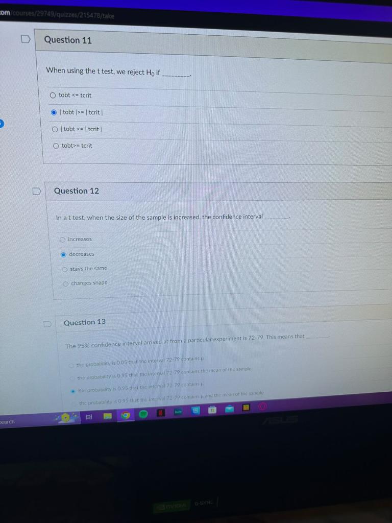 Solved When using the t test, we reject H0 if tobt κ= tcrit | Chegg.com